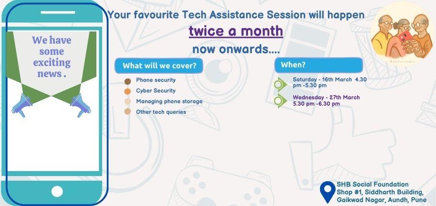 Tech Assistance Sessions March'24 – SHB Social Foundation